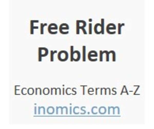 Free Rider Problem | INOMICS