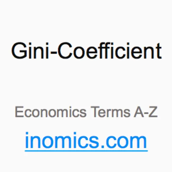 Gini Coefficient | INOMICS