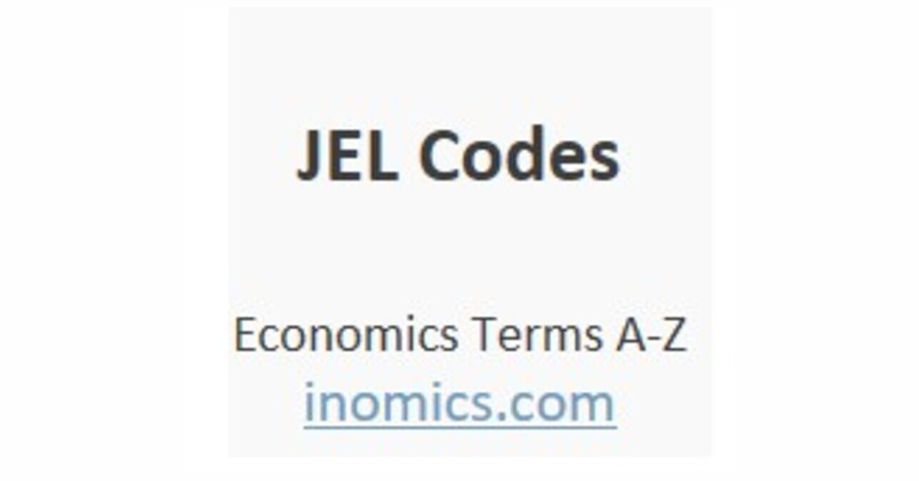 JEL Codes | INOMICS