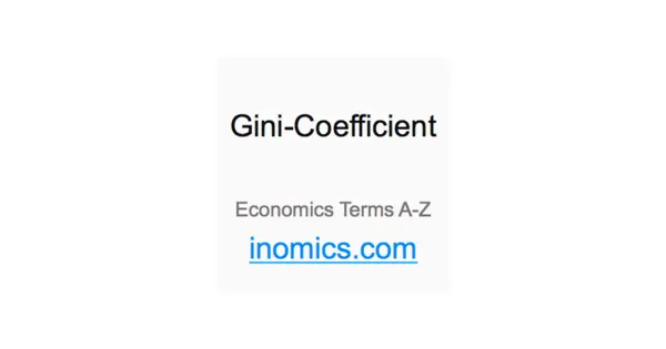 Gini Coefficient | INOMICS